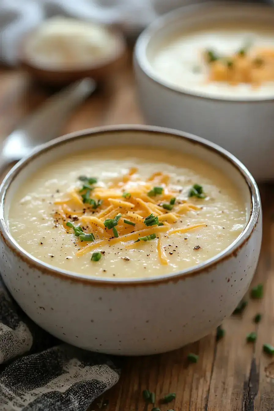 Better Creamy Cauliflower Cheddar Soup for Simple Hearty Happiness