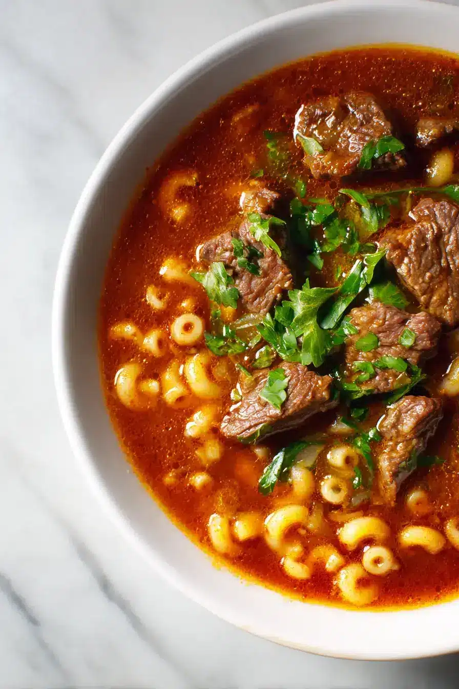 Italian Beef Soup Recipe Hearty Comfort Food